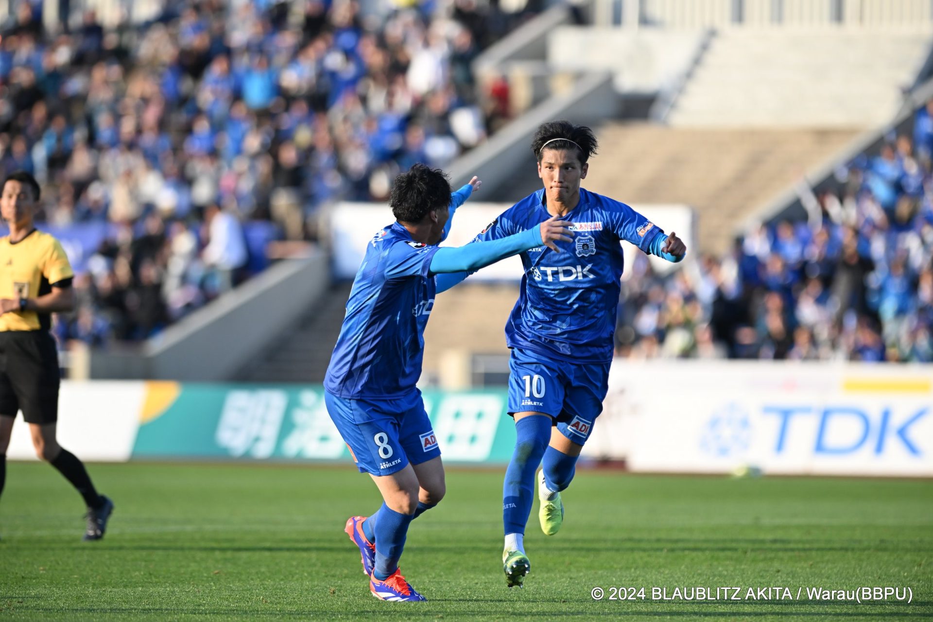 J2 第38節 ブラウブリッツ秋田 VS 藤枝MYFC | ブラウブリッツ秋田